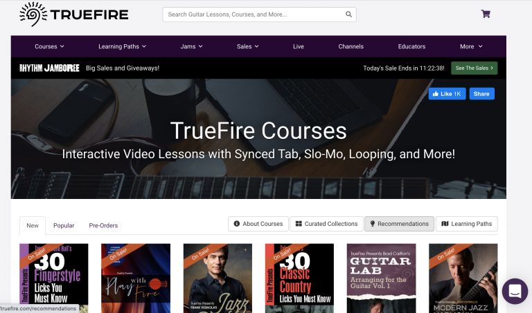 TrueFire Review - The Best Place To Learn The Guitar Online? - Best ...